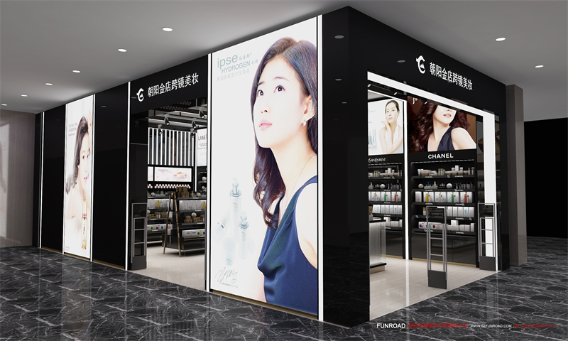 Factory Customized Cosmetic Display Showcase