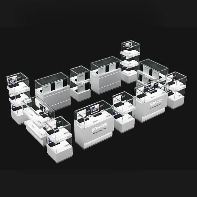 Customized Wooden Watch Display Showcase | Funroadisplay