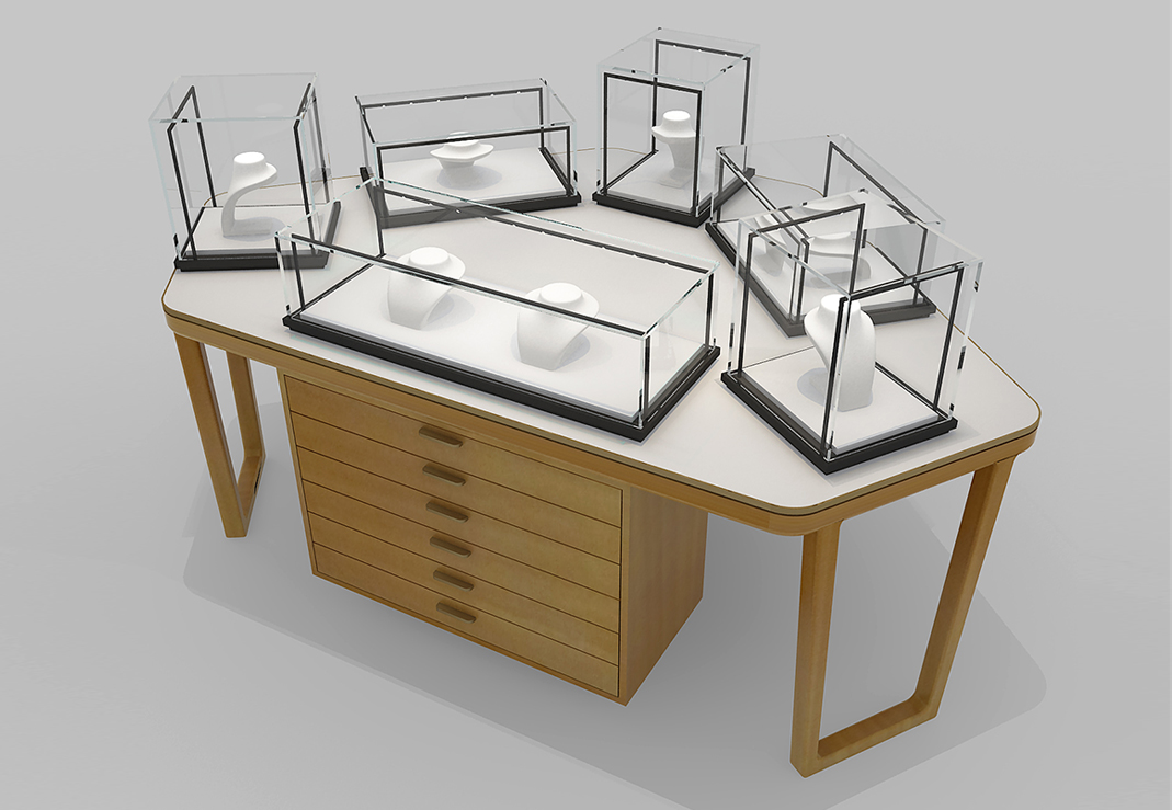Jewelry Shop Interior Display Table Glass Display Display Furniture