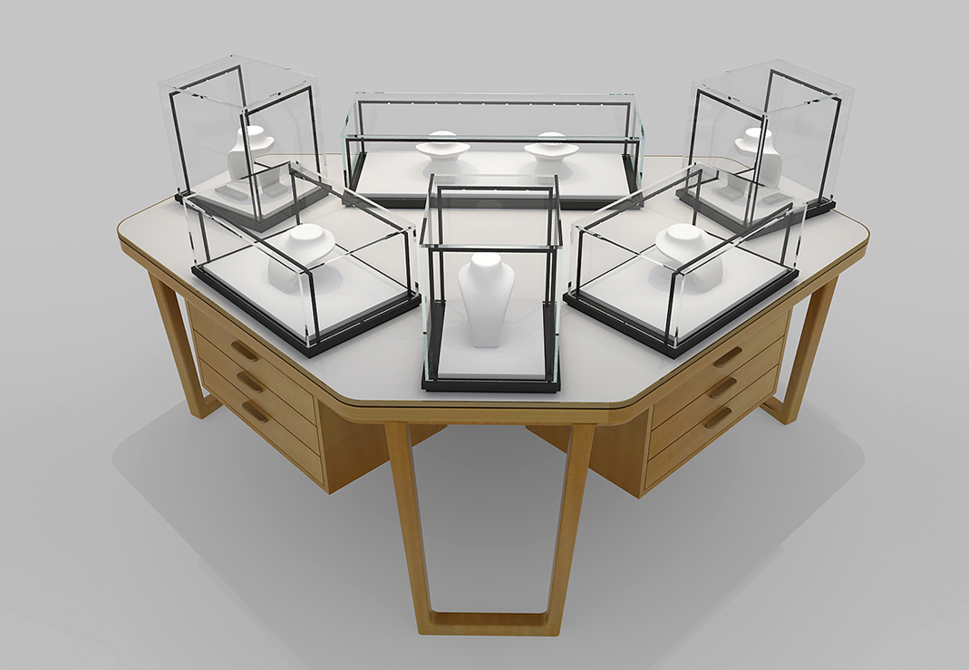 Jewelry Shop Interior Display Table Glass Display Display Furniture