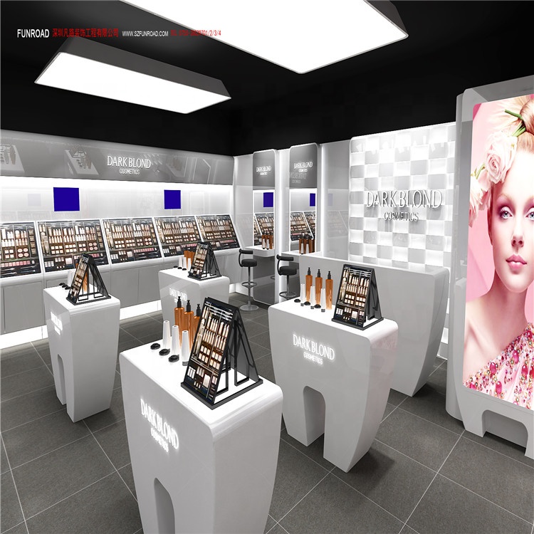 Factory Customized Cosmetic Display Showcase