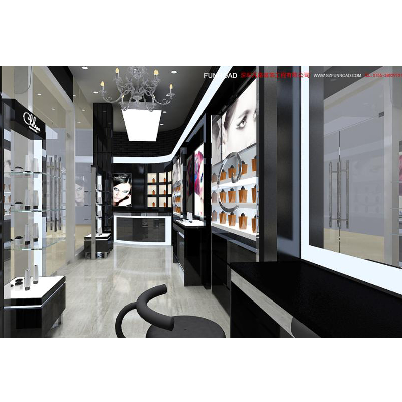 Custom Cosmetics Display Stand Furniture Retail Cosmetics Store Display ...