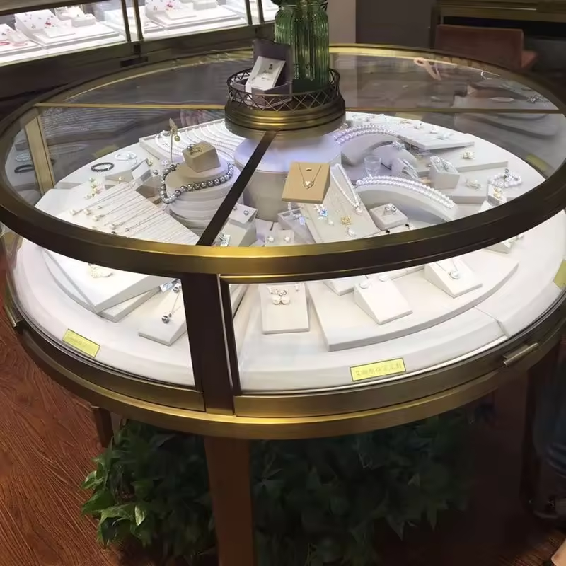 2024 Newest Modern Luxury Fancy Jewellery Showroom Design with led ...