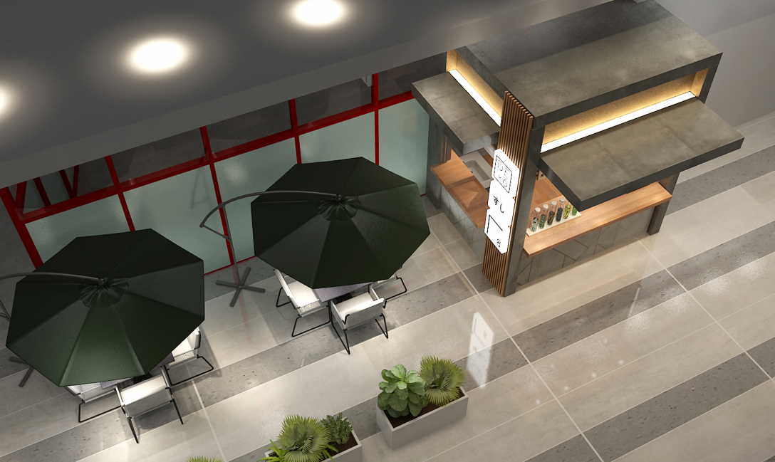 Retail Food & Beverage Showcase Counter for Food Store Display ...