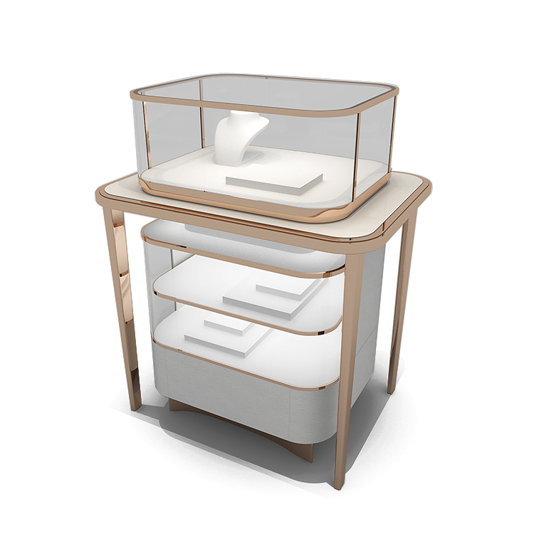 Customized Luxury LED Light Rotating Museum Display Showcase Stand ...