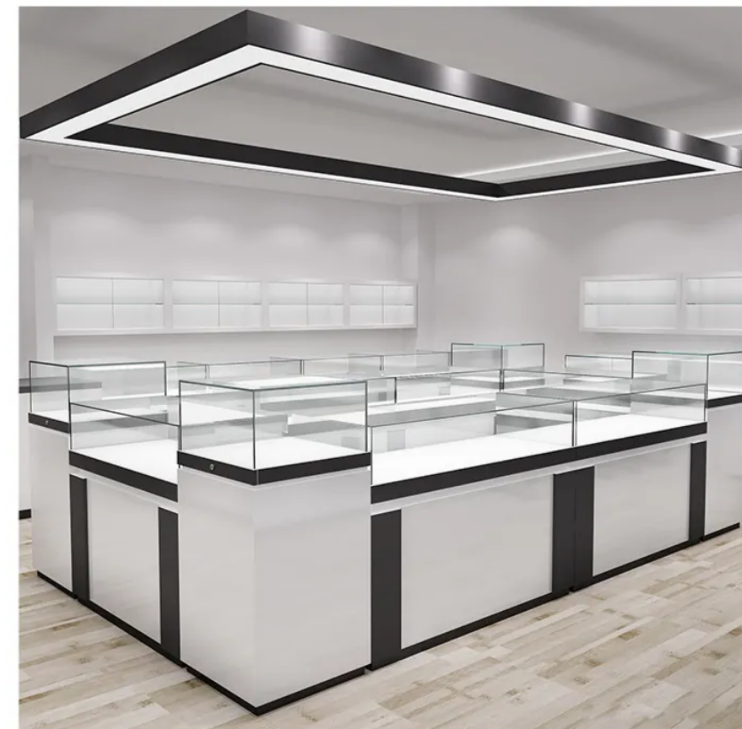 High -End Best Selling Custom Jewelry Shop Interior Design Display Counter